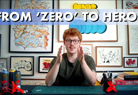 How to do Graffiti Shadows - Drop down and 3D shadows - GraffitiBible