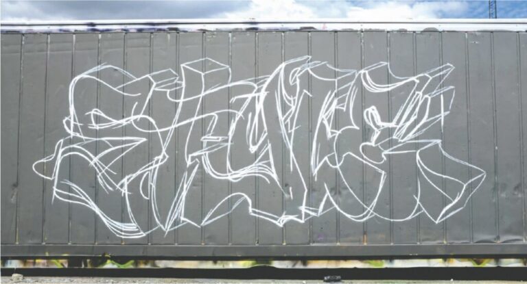 Graffiti Piece On A Wall - GraffitiBible