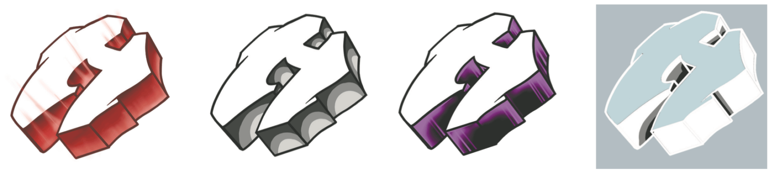 How to do Graffiti Shadows - Drop down and 3D shadows - GraffitiBible