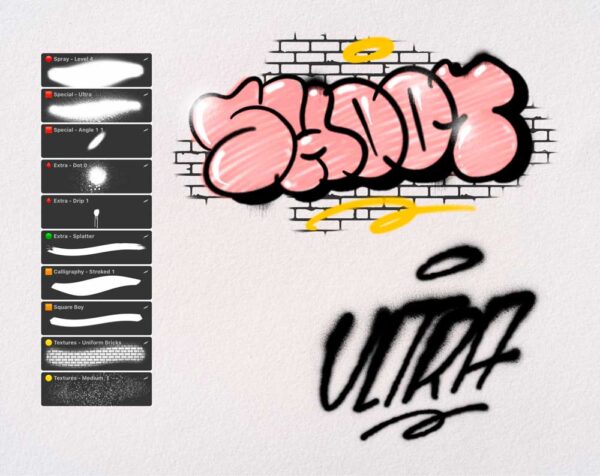 Procreate Graffiti Brushes FREE - GraffitiBible