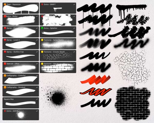 Graffiti Brushes For Procreate - Starter Pack - GraffitiBible