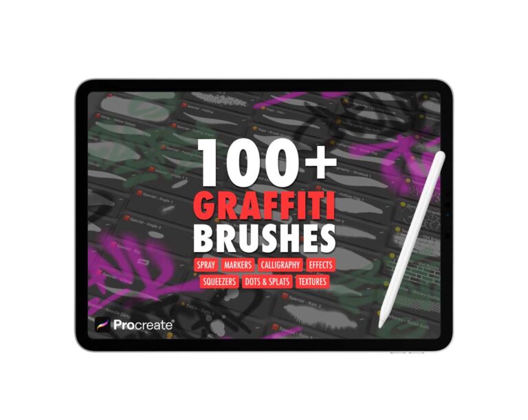 Graffiti Brushes For Procreate - Full Pack - GraffitiBible