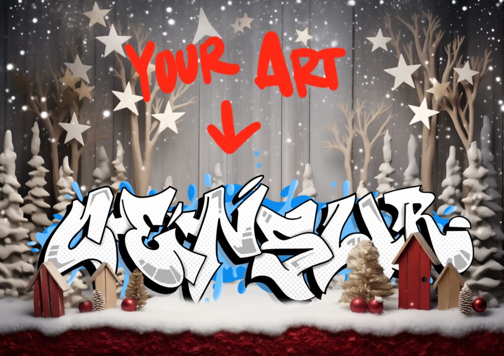 Christmas graffiti templates - GraffitiBible